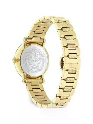 Versace Greca Sphere 35mm Nova Watch - Black
