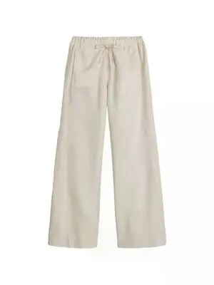 Marc O'polo Drawstring Wide Leg Trousers - Neutrals
