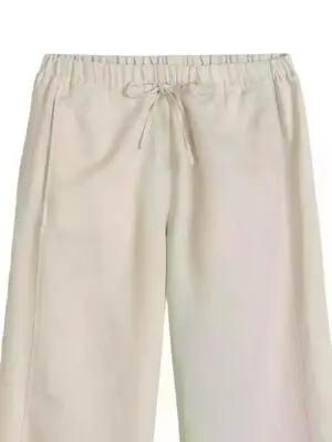 Marc O'polo Drawstring Wide Leg Trousers - Neutrals