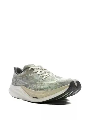 HOKA® X John Elliott Rocket X 3 Spray-pattern Sneakers - Green