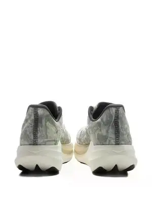 HOKA® X John Elliott Rocket X 3 Spray-pattern Sneakers - Green