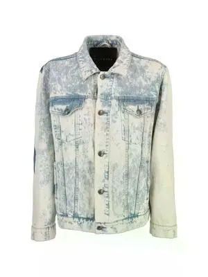 John Richmond Distressed Flag Print Jacket