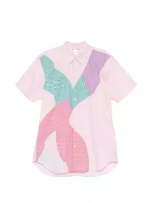 Comme Des Garçons Patchwork Short-sleeve Shirt
