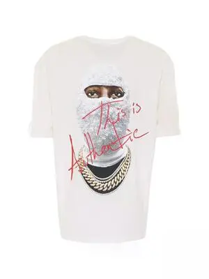 IH NOM UH NIT Back-print T-shirt - Neutrals