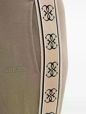 Guess Side Stripe Detail Track Pants - Brown