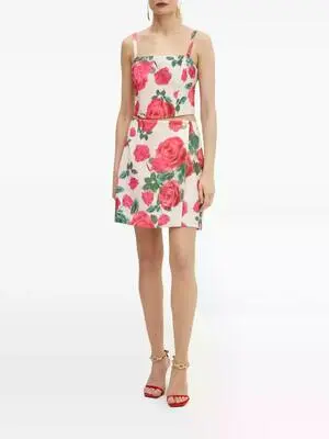 Guess Raissa Floral-pattern Mini Skirt