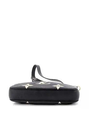 LOUIS VUITTON Multi Pochette Accessoires Bicolor Monogram Empreinte Giant Crossbody Bag - Black
