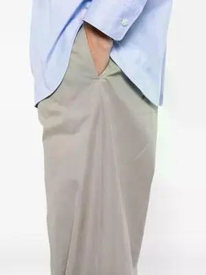 JIL SANDER Drill Trousers - Grey