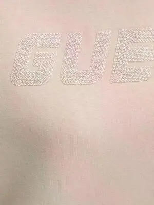 Guess Textured Logo Sweatshirt - Neutrals