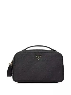 Guess Logo Plaque Make-up Bag