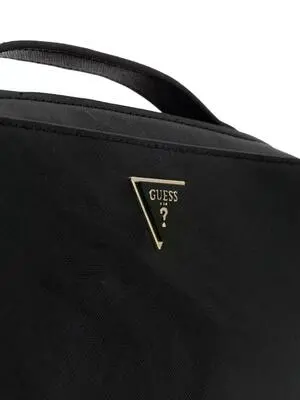 Guess Logo Plaque Make-up Bag