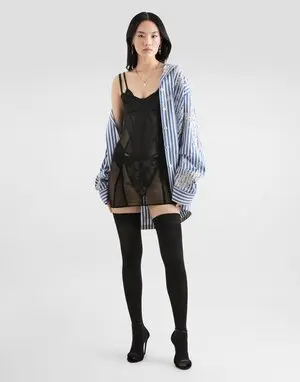 Dolce & Gabbana Stretch Tulle Mini Dress
