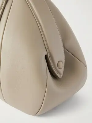 Alaïa Leather Shoulder Bag - Gray