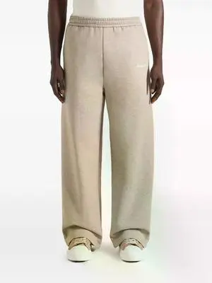Manière De Voir Maniere De Voir Wide-leg Track Pants With Contrast Whipstitch Detail