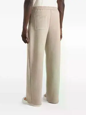 Manière De Voir Maniere De Voir Wide-leg Track Pants With Contrast Whipstitch Detail