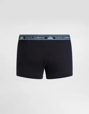 Dolce & Gabbana 3-pack Stretch Jersey Boxers - Multicolor