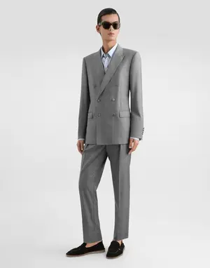 Dolce & Gabbana Glen Plaid Virgin Wool Trousers