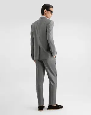 Dolce & Gabbana Glen Plaid Virgin Wool Trousers