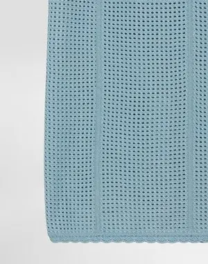 Dolce & Gabbana Openwork Knit Bustier Dress
