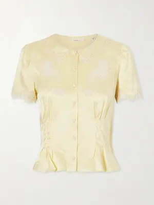 DOEN Silk Satin Blouses