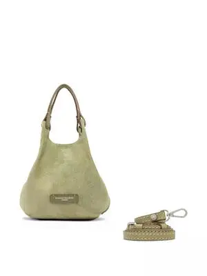 GIANNI CHIARINI Dua Leather Shoulder Bag - Green