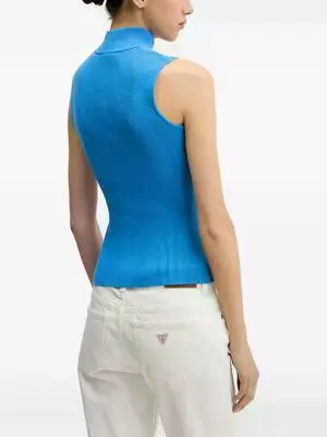 Karl Lagerfeld Ribbed Knit Top