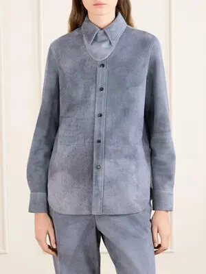 Bottega Veneta Suede Shirt