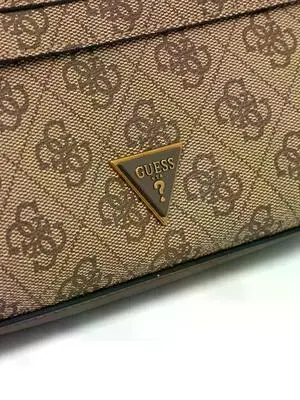 Guess Logo Pattern Wash Bag