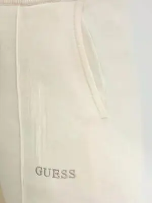 Guess Drawstring Wide Leg Trousers - Neutrals