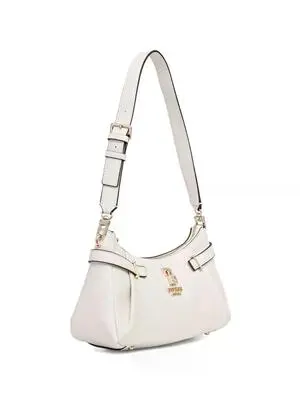 Guess Padlock Detail Shoulder Bag - Neutrals