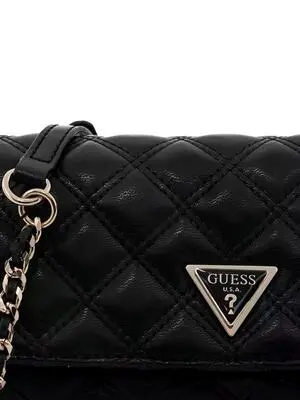 Guess Quilted Cross Body Bag With Chain