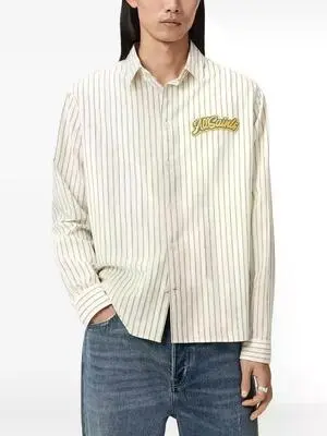ALLSAINTS Samuel Striped-logo Shirt
