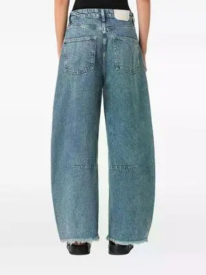 ALLSAINTS Payton Barrel-leg Jeans - Blue