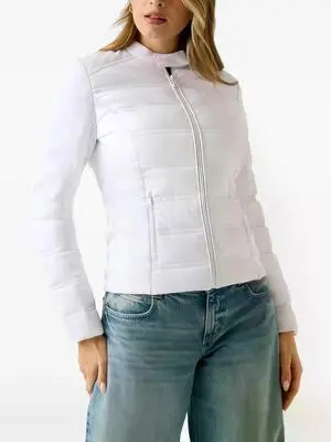 Guess Logo Zip-up Puffer Jacket