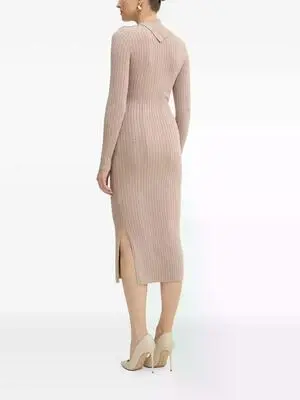 Guess Cable-knit Midi Dress - Neutrals