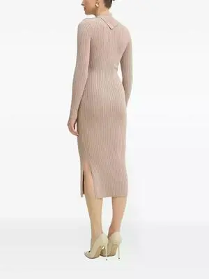 Guess Cable-knit Midi Dress - Neutrals