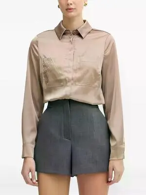 Guess Patch-pocket Shirt - Neutrals