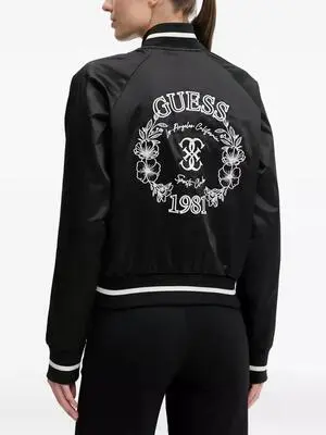 Guess Embroidered Bomber Jacket