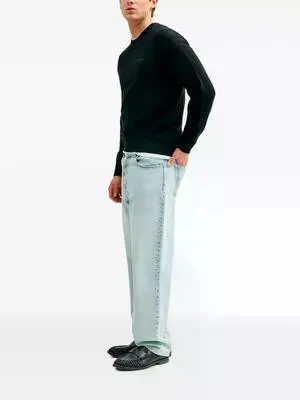 Guess Damon Logo-patch Straight-leg Jeans