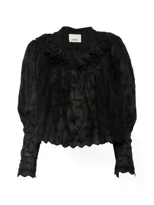 Isabel Marant Étoile Zelly Ruffled Floral Blouse