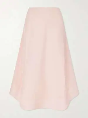 Stella McCartney Silk-crepe Midi Skirt