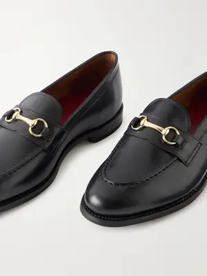 Grenson Franklin Horsebit-embellished Loafers - Black