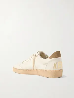 GOLDEN GOOSE Ball Star Distressed Sneakers - Neutrals