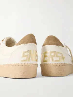 GOLDEN GOOSE Ball Star Distressed Sneakers - Neutrals