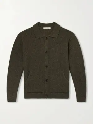 FRIZMWORKS Wool-blend Cardigan - Green