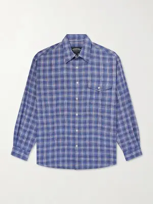 FRIZMWORKS Checked Woven Shirt - Blue