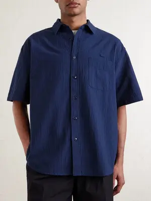 FRIZMWORKS Cotton-seersucker Shirt