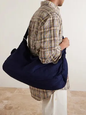 FRIZMWORKS Sashiko Denim Messenger Bag