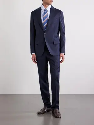DE PETRILLO Virgin-wool Blend Suit Jacket