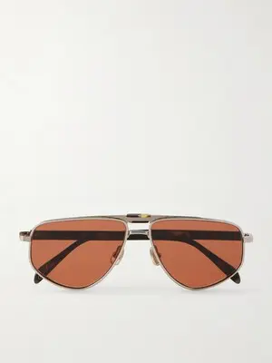 Brunello Cucinelli Aviator-style Titanium Sunglasses - Multi
